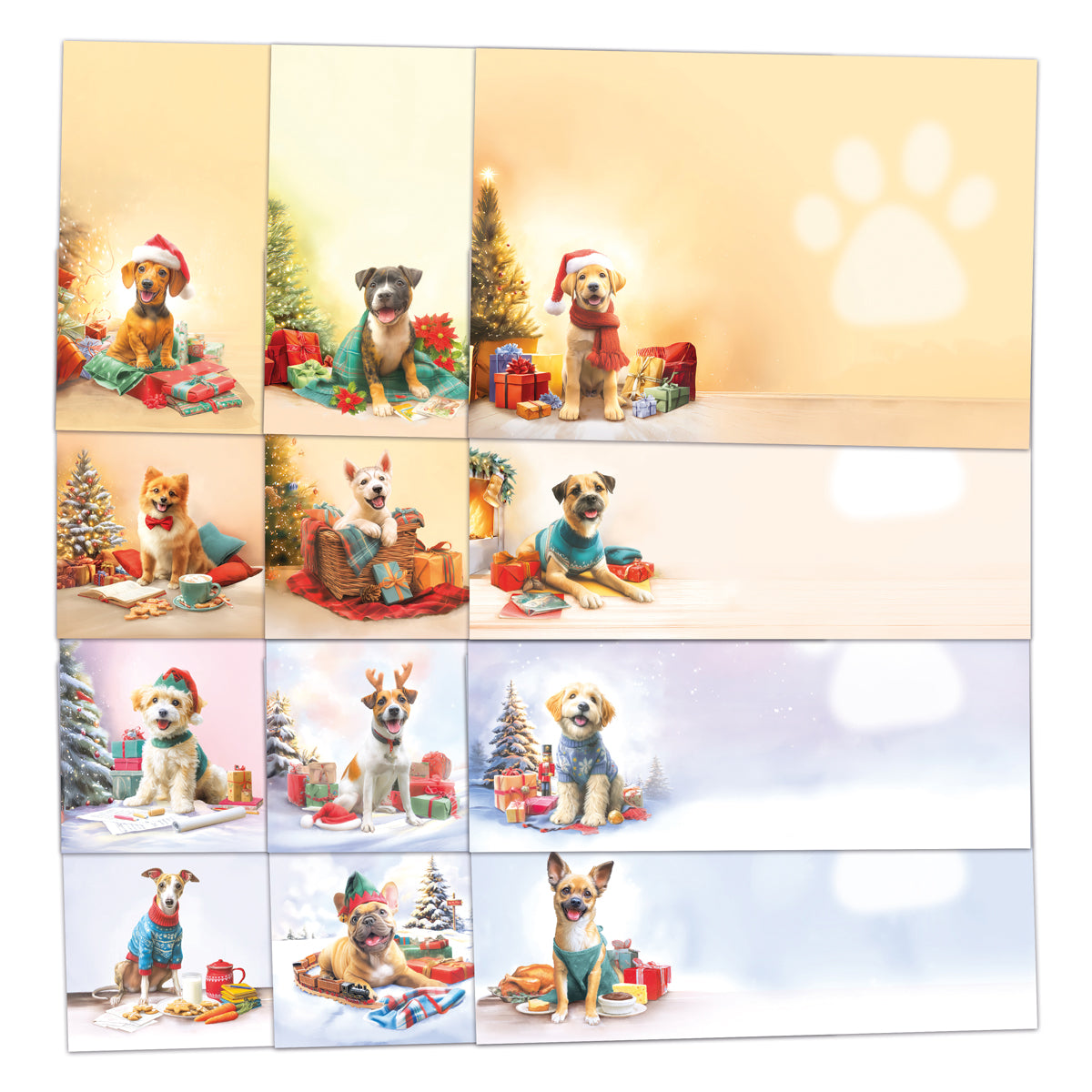Santa Paws Insert Papers, 24 sheets | Katy Sue Designs