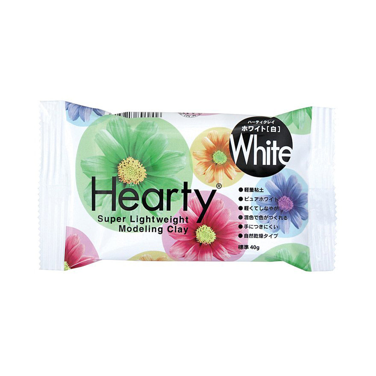 Hearty White Air Drying Modeling Clay 40g | Katy Sue Designs