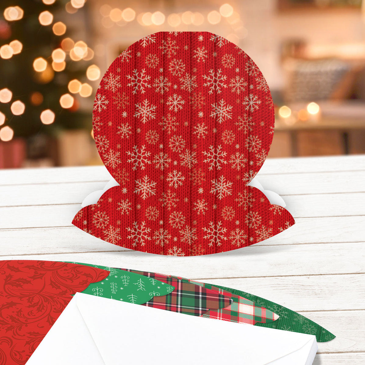Christmas Circle Rocker Cards & Envelopes, Pack of 12 — Katy Sue Designs