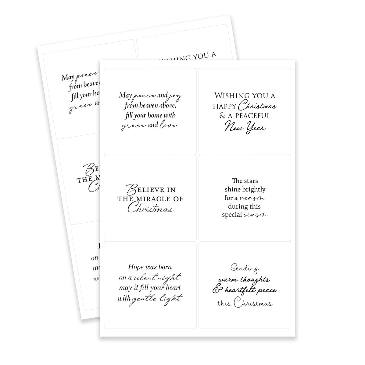 O Holy Night Peelables, 48 stickers | Katy Sue Designs