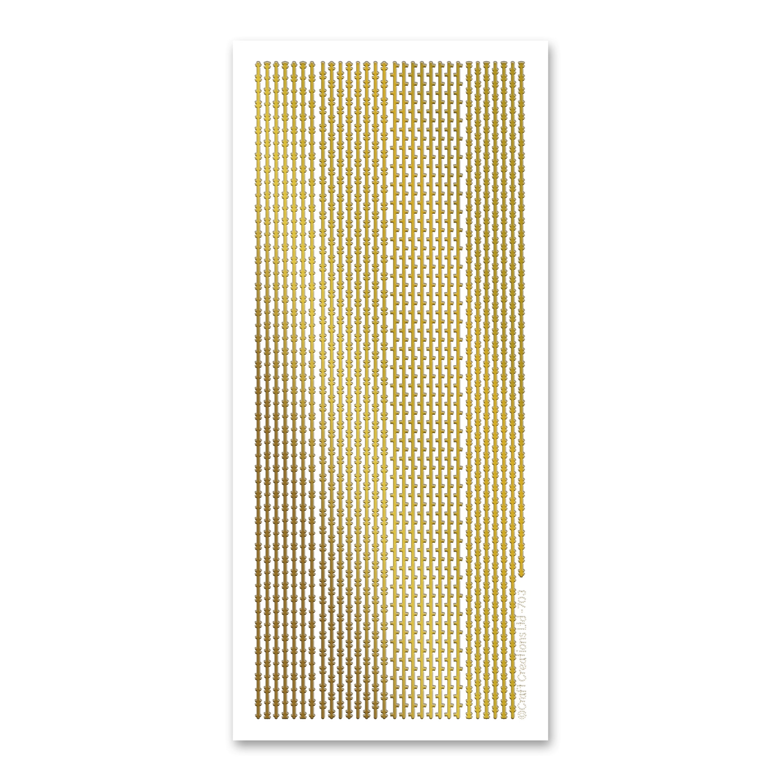 Narrow Borders Gold Self Adhesive Stickers — Katy Sue Designs