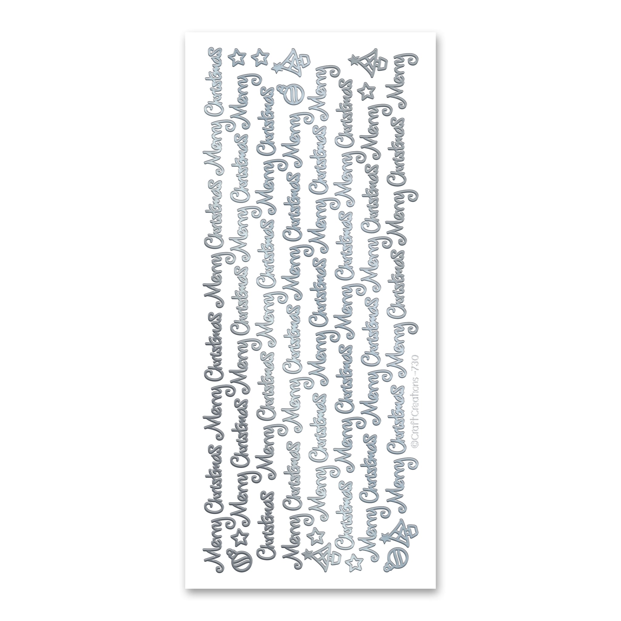 Peel Off Stickers in Gold and Silver Foil, huge range all occasions ...