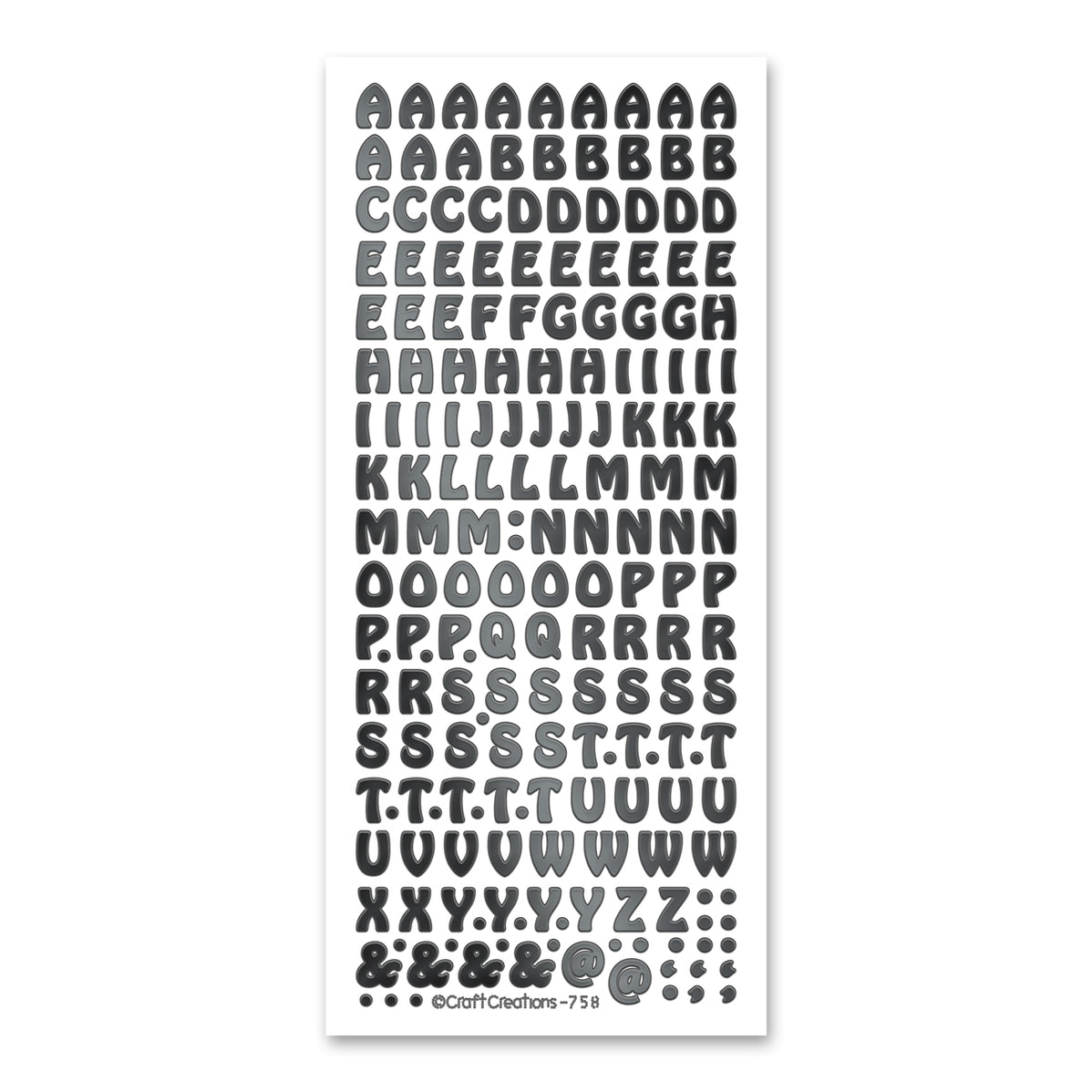 Alphabets Peel Off Stickers — Katy Sue Designs