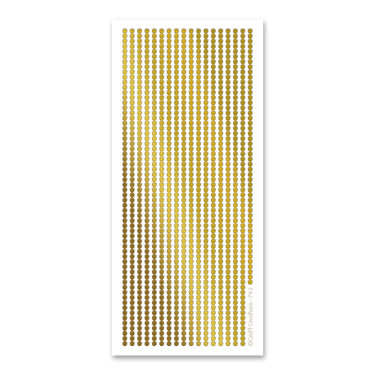 Dotty Borders Gold Self Adhesive Stickers — Katy Sue Designs