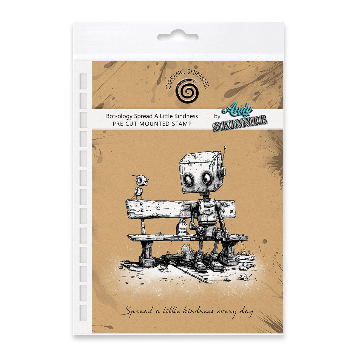 Bot-ology Spread A Little Kindness Pre Cut Rubber Stamp Set by Andy ...
