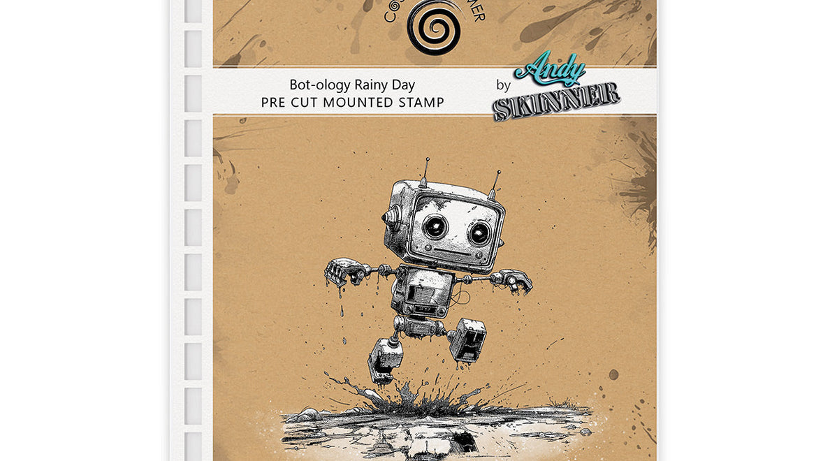 Bot-ology Rainy Day Pre Cut Rubber Stamp Set by Andy Skinner | Katy Sue ...
