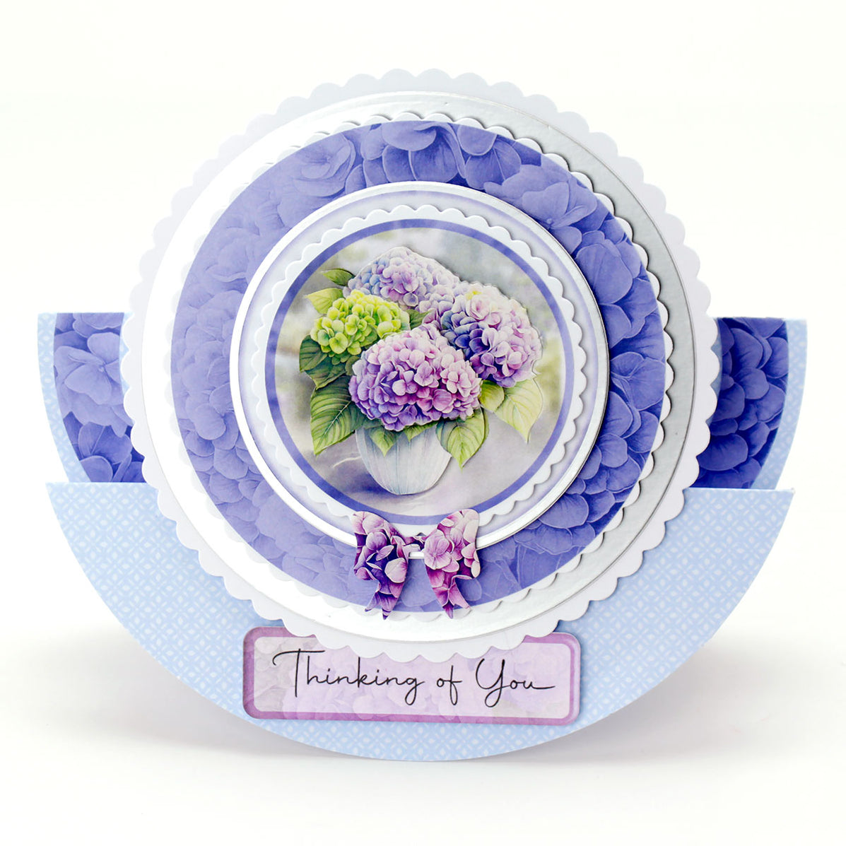 Die Cut Decoupage – Hydrangea Vase (pack of 3) | Katy Sue Designs