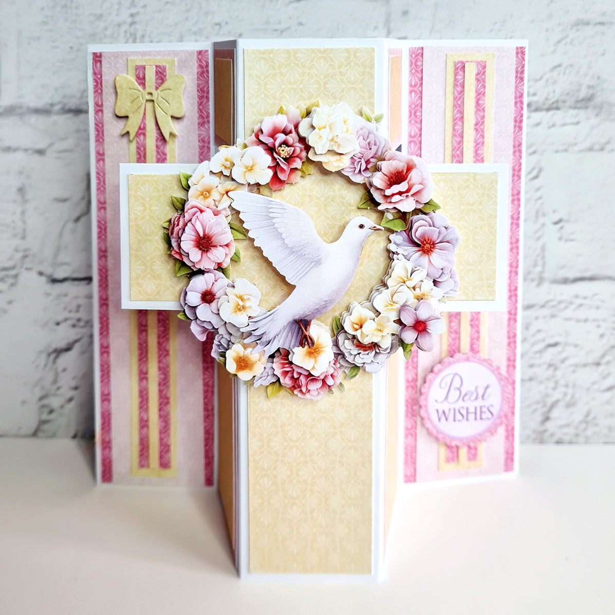 Die Cut Decoupage – Dove with Flowers (pack of 3) | Katy Sue Designs