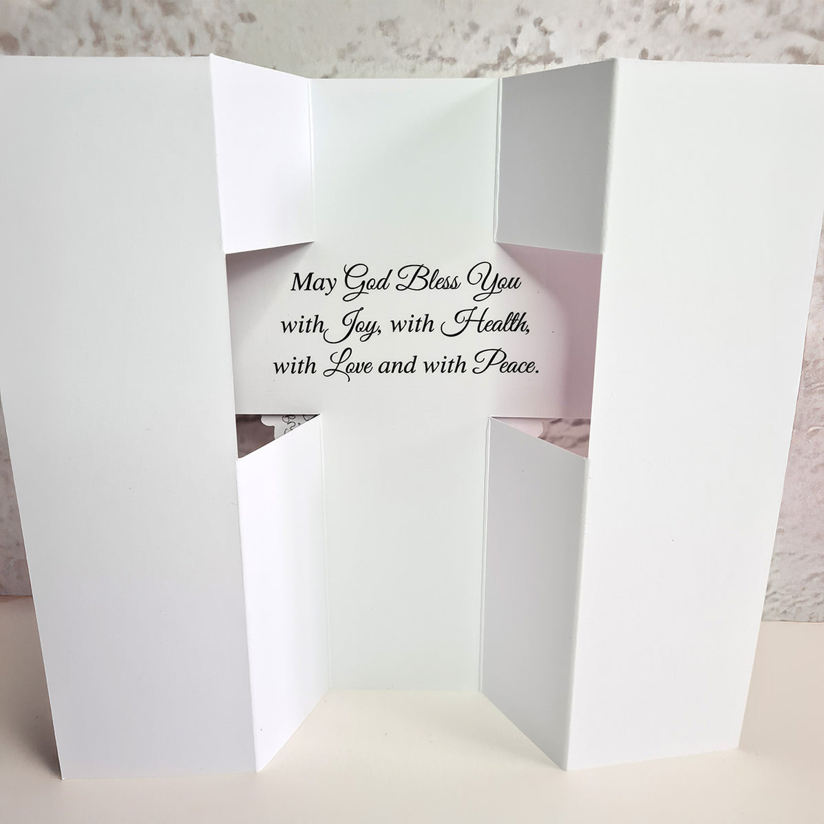 White Cross Pop Up Cards & Envelopes 127x178mm, Pack of 12 | Katy Sue ...