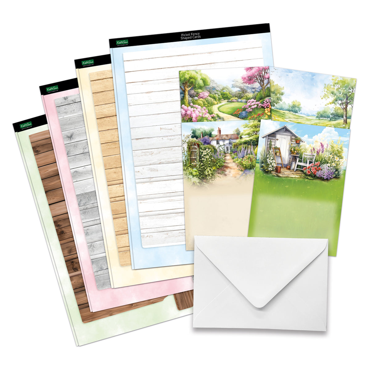 Pretty Petals Picket Fence Card Making Kit | Katy Sue Designs