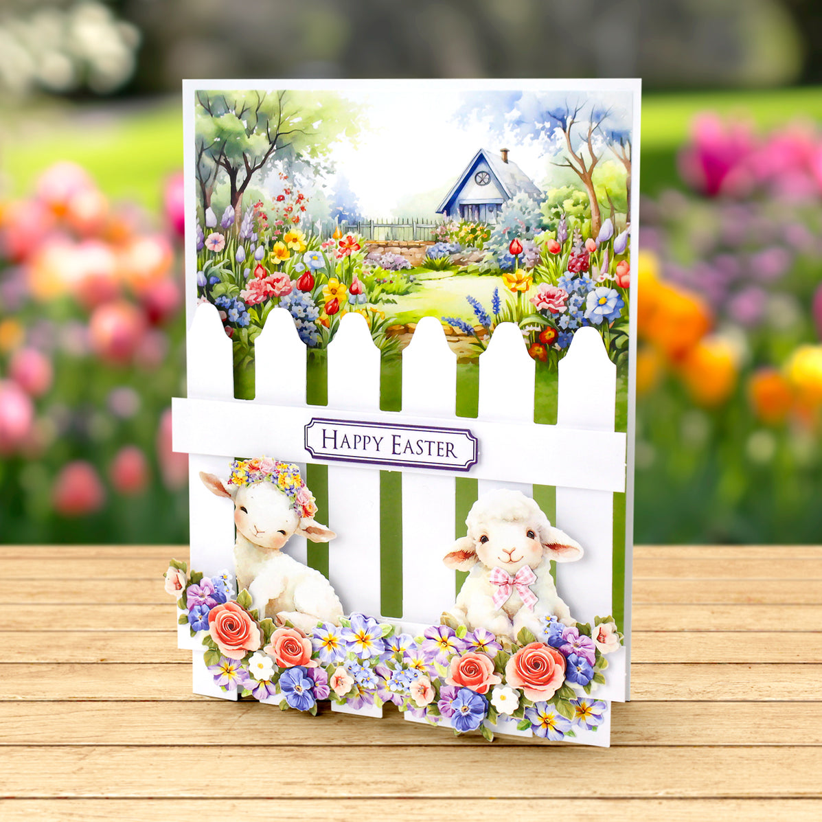 Spring Garden Picket Fence Card Making Kit | Katy Sue Designs