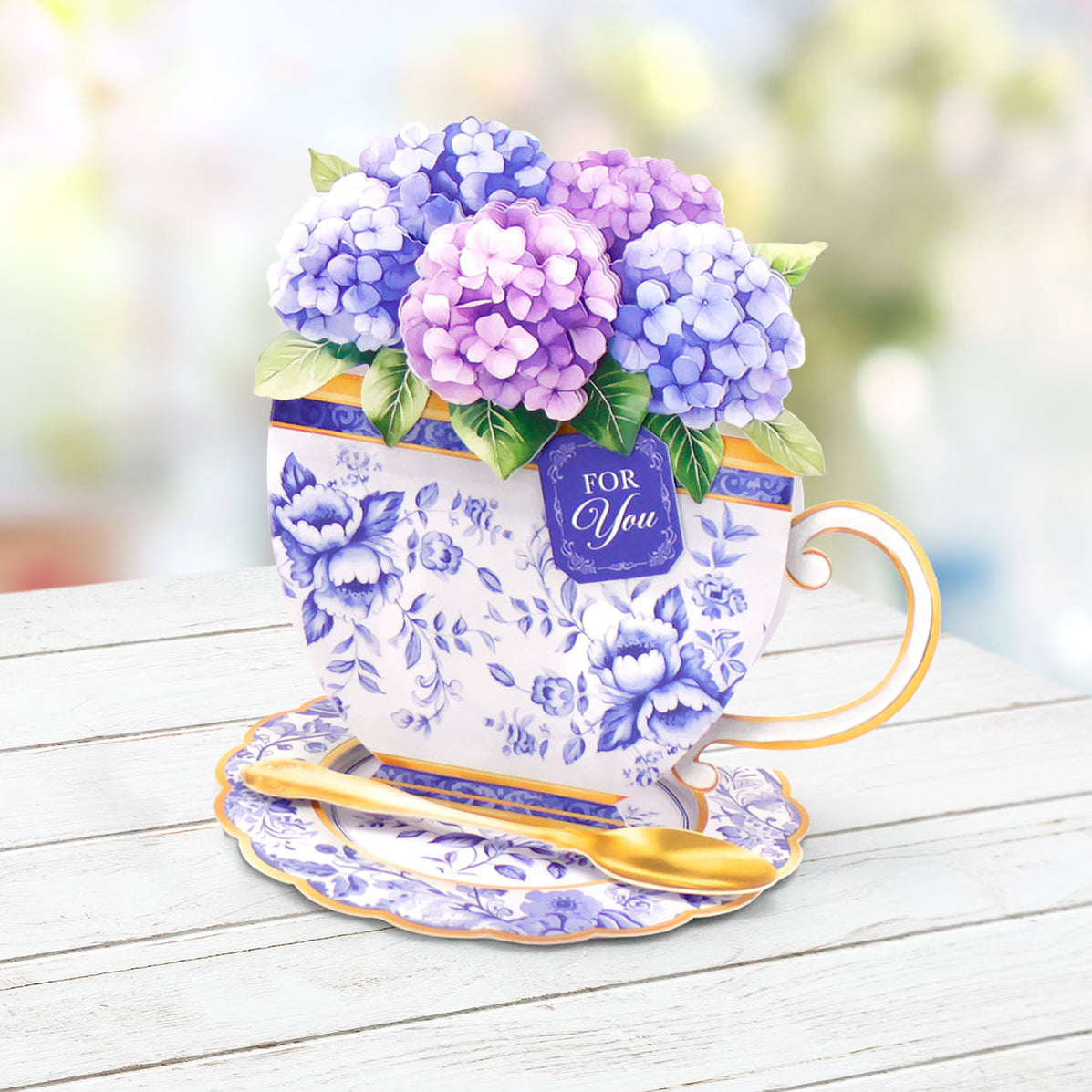 Teacup Bouquet Card Making Kit | Katy Sue Designs