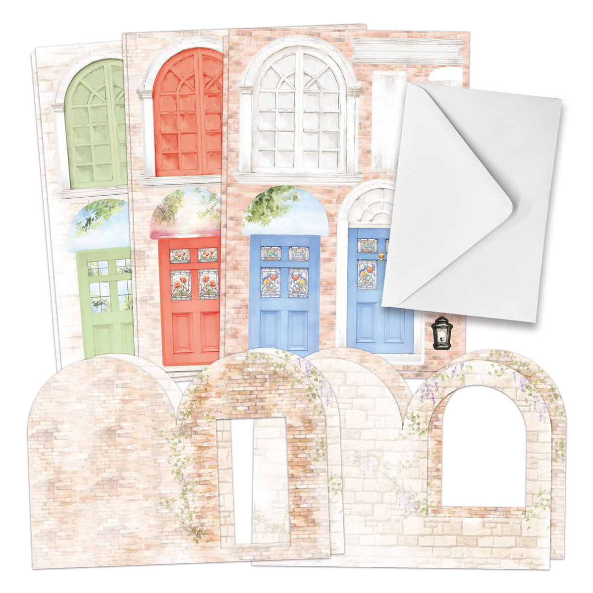Arched Floral Windows & Doors Card Making Kit | Katy Sue Designs