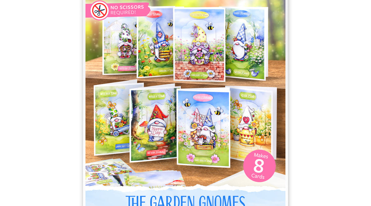 Garden Gnomes Card Making Kit – Create 8 Unique Handmade Cards — Katy ...