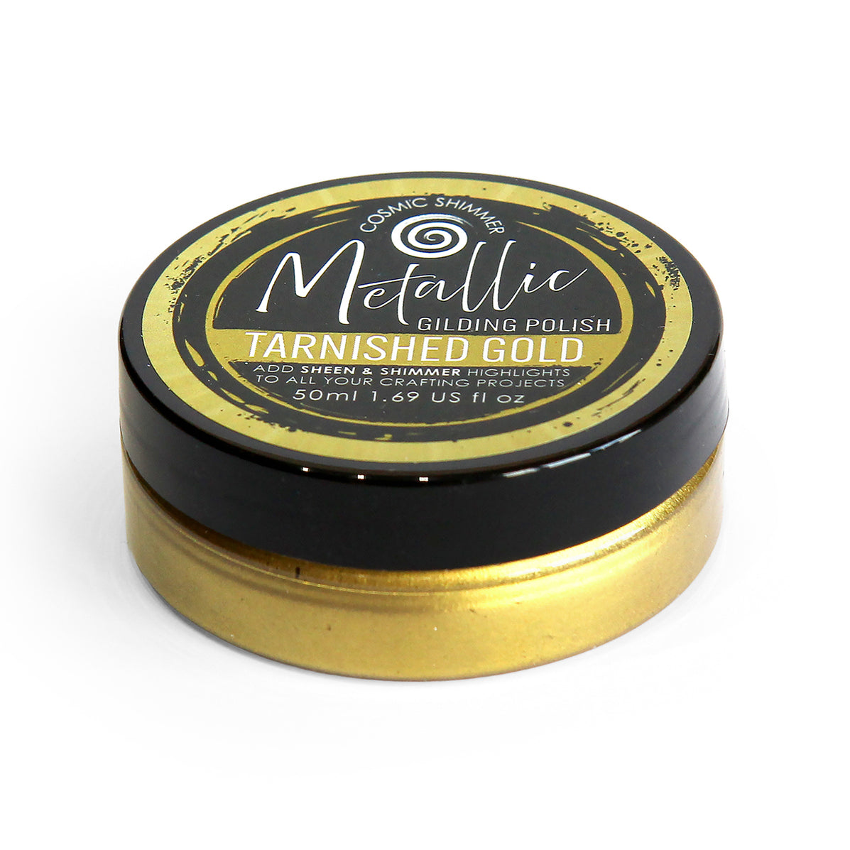 Cosmic Shimmer Metallic Gilding Polish Tarnished Gold 50ml | Katy Sue ...