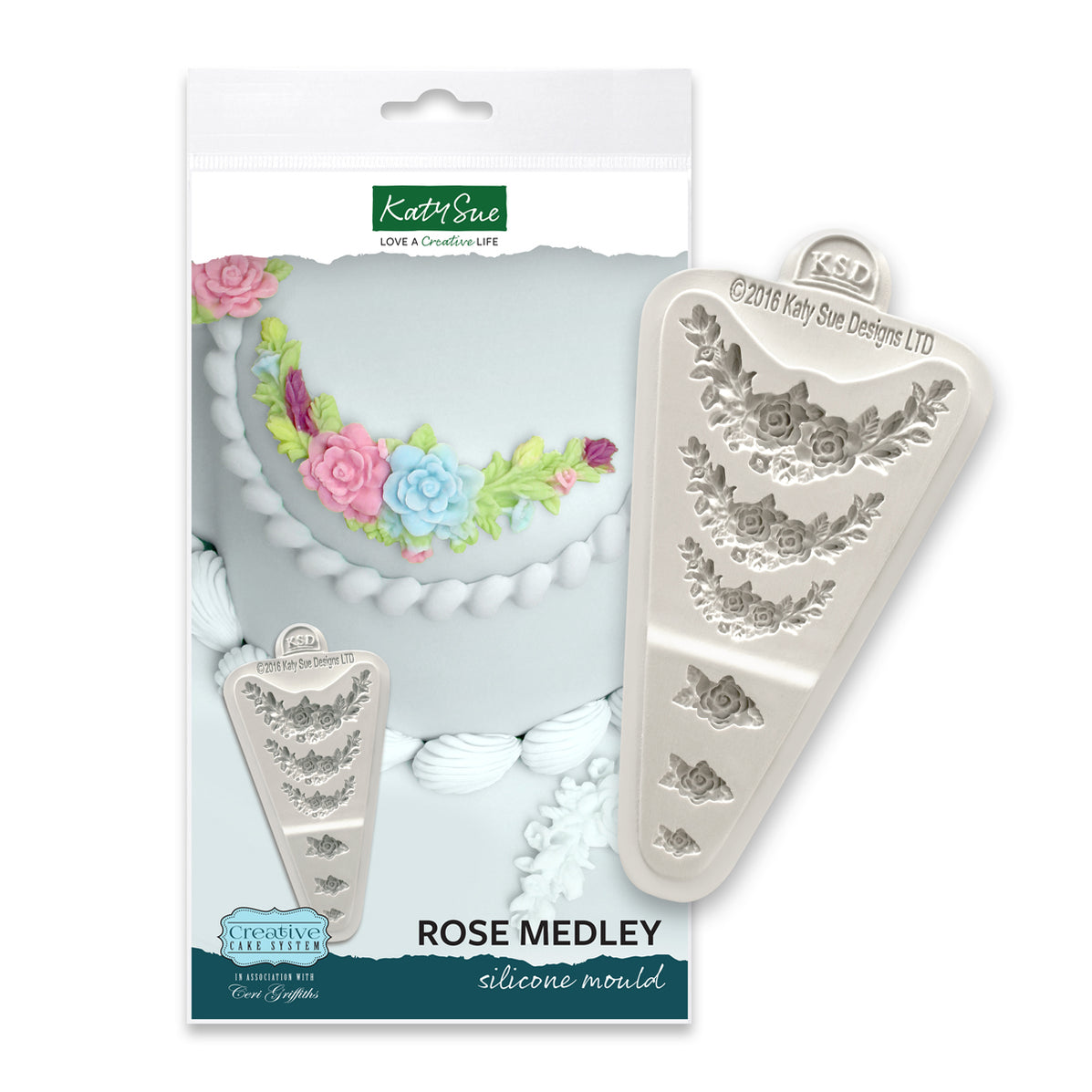 Rose Medley Cake Mould Bundle | Katy Sue Design — Katy Sue Designs