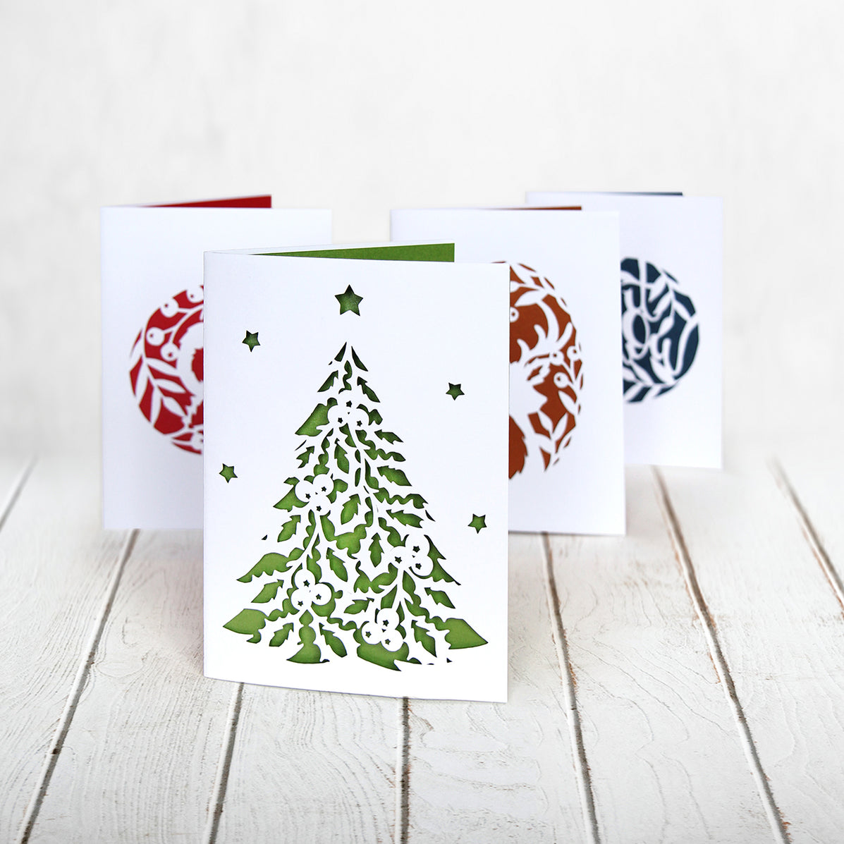 Adventures in Paper Cutting | Christmas Cards Set — Katy Sue Designs