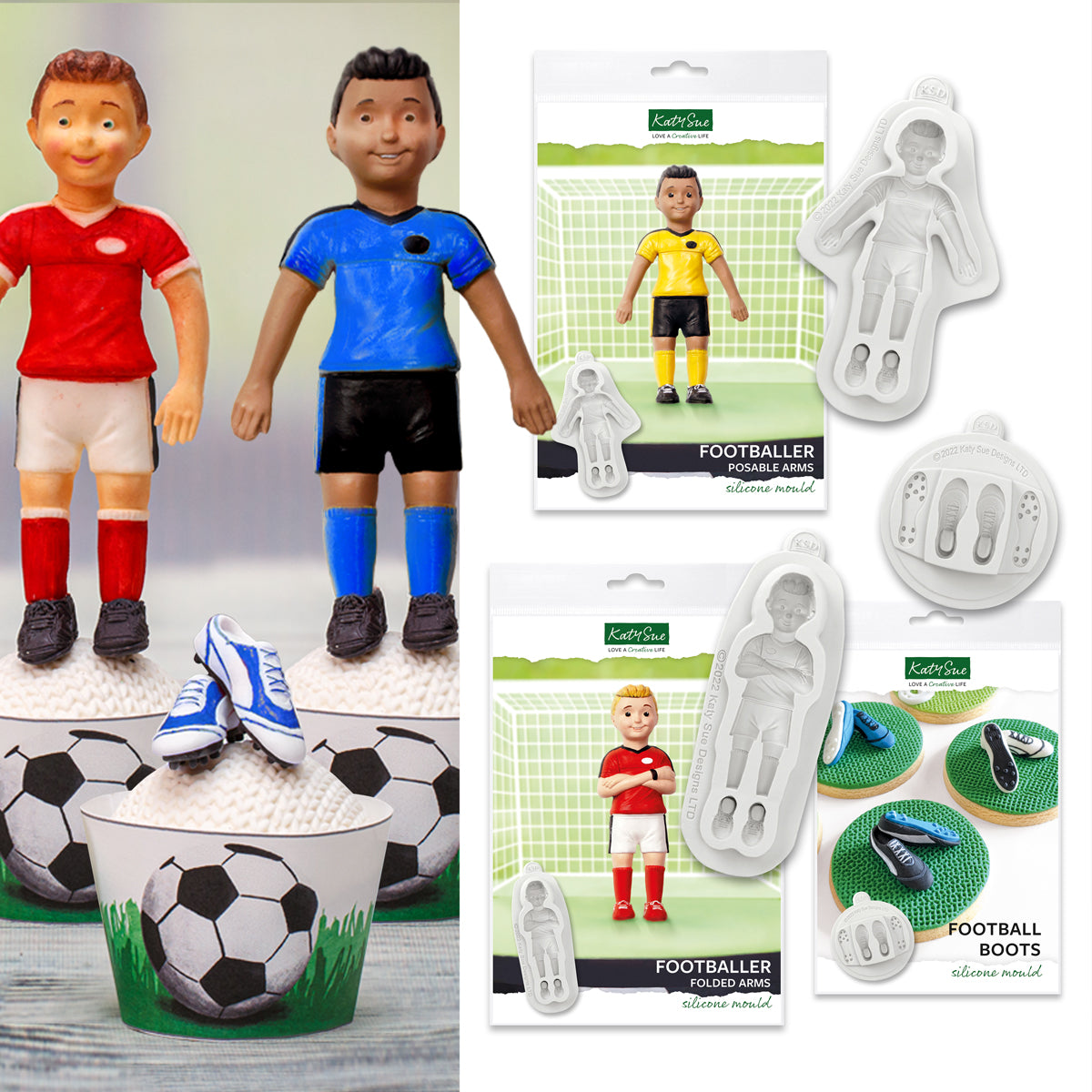 Football Mould Bundle | Katy Sue Designs