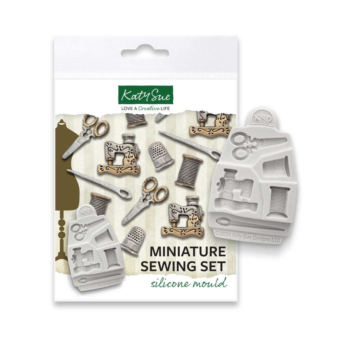 Miniature Sewing Set Silicone Mould — Katy Sue Designs
