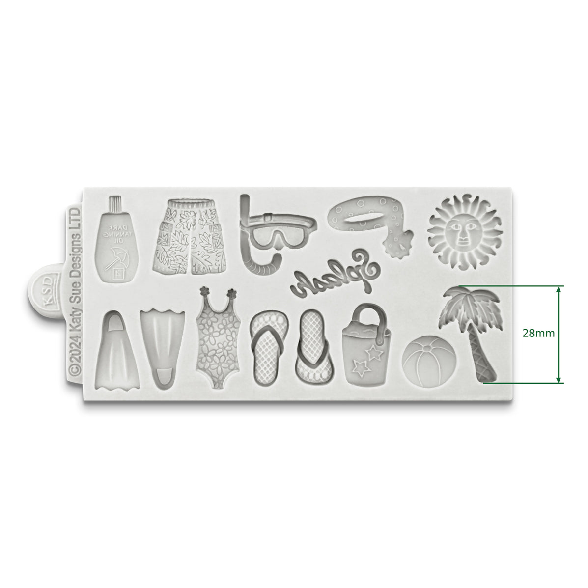 Miniature Beach Set Silicone Mould — Katy Sue Designs