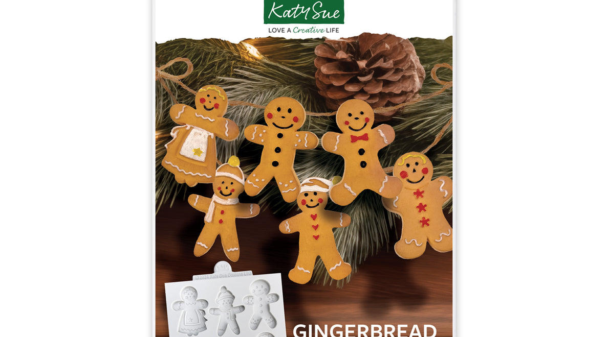 Gingerbread People Silicone Mould | Katy Sue Designs
