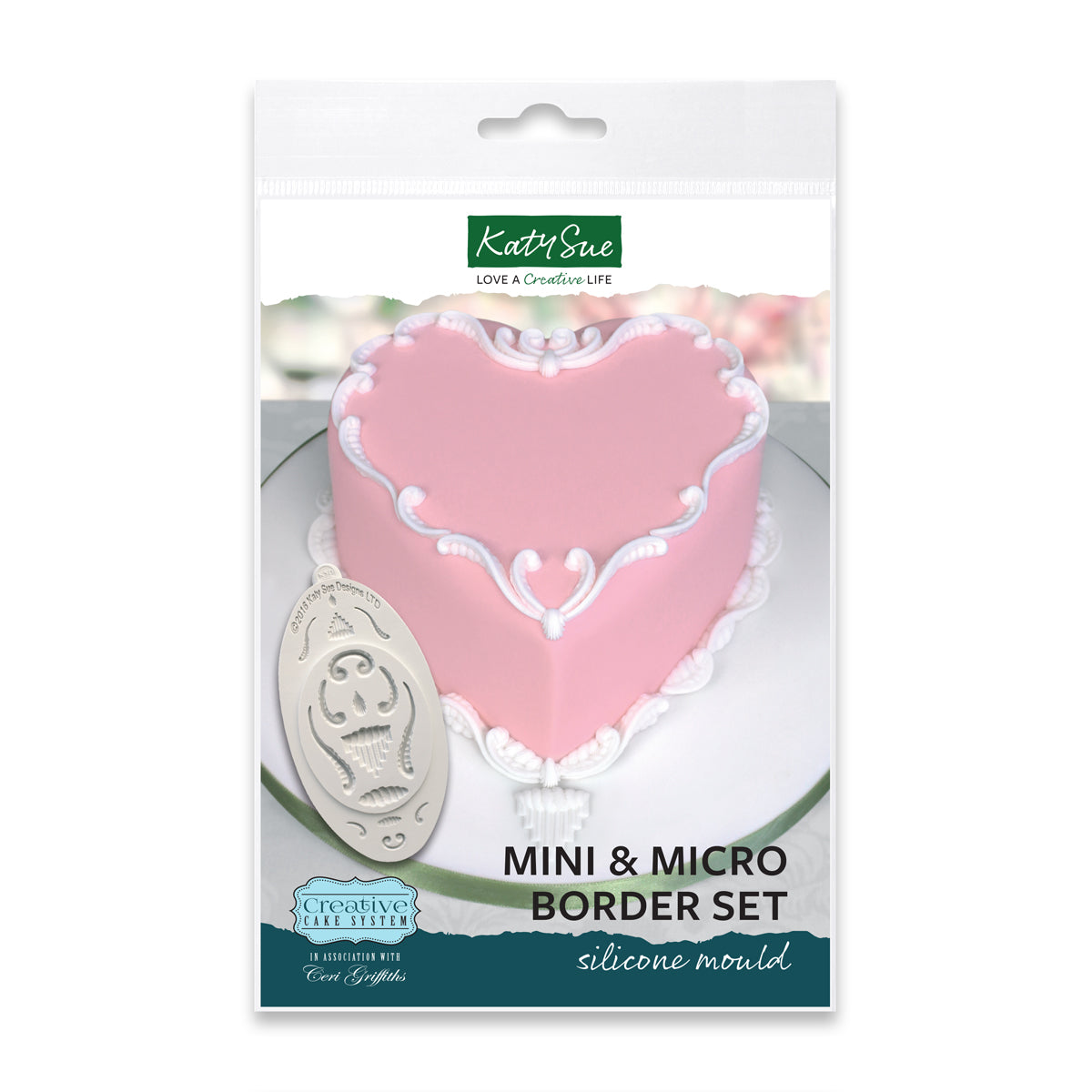 Mini and Micro Border Set Silicone Mould for cake decorating — Katy Sue ...