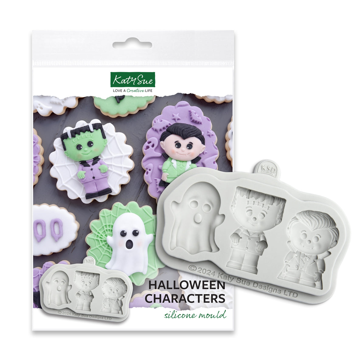 Halloween Characters Silicone Mould | Katy Sue Designs