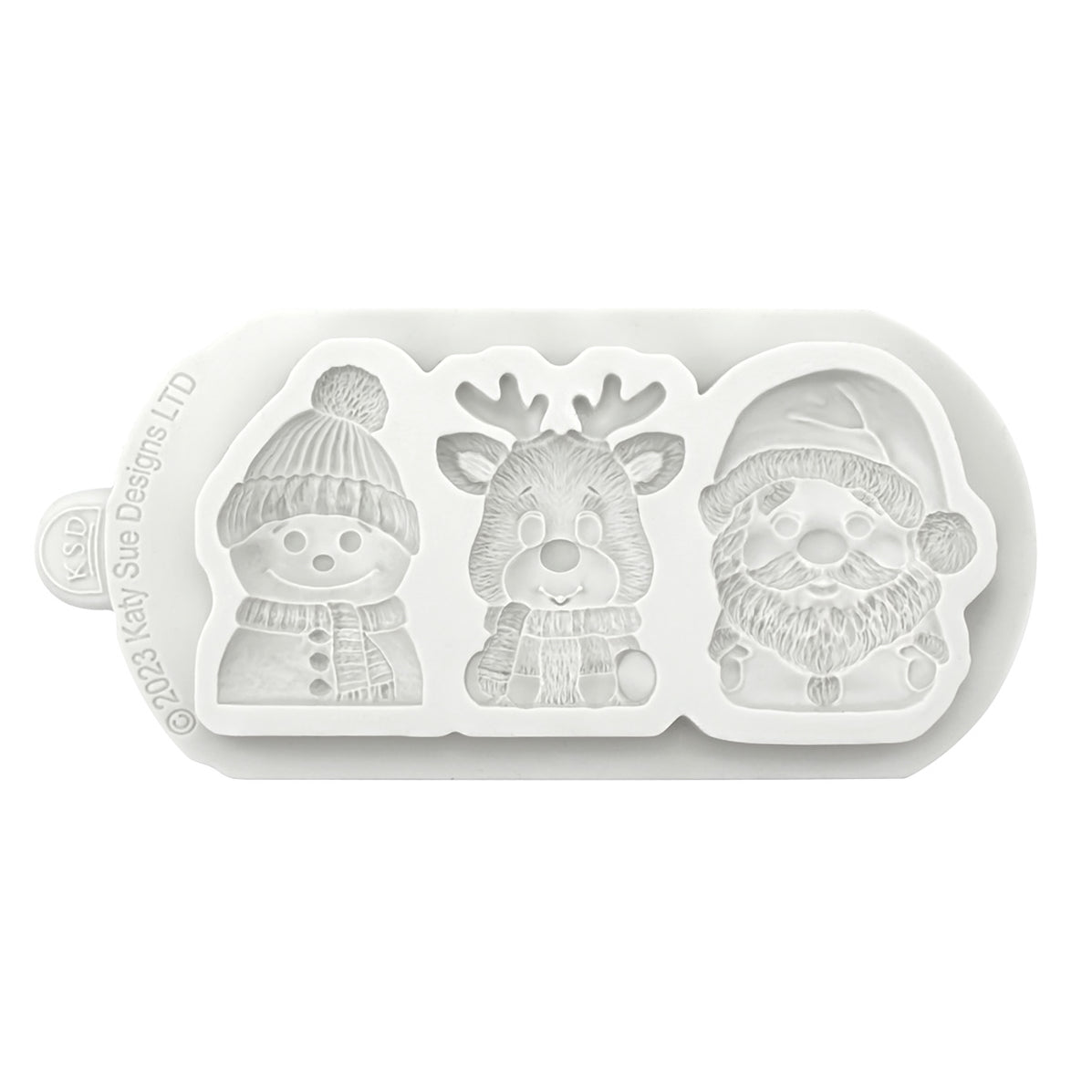 Cute Christmas Characters Silicone Mould — Katy Sue Designs