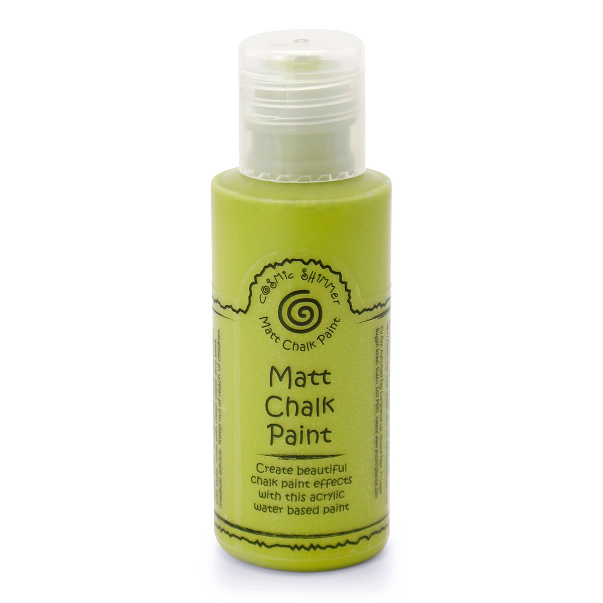Cosmic Shimmer Matt Chalk Paint Holy Guacamole 50ml | Katy Sue Designs