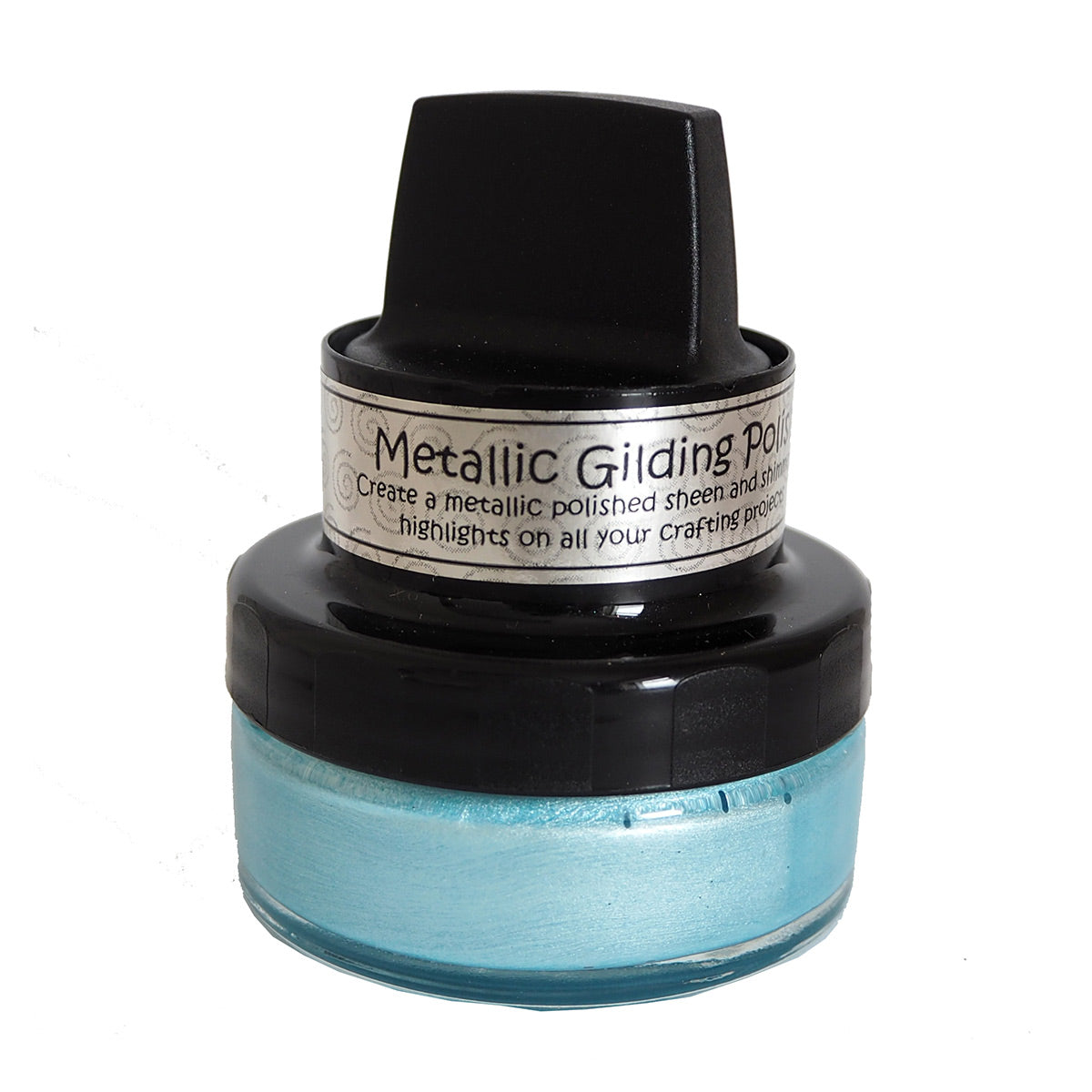 Cosmic Shimmer Metallic Gilding Polish Powder Blue 50ml | Katy Sue Designs