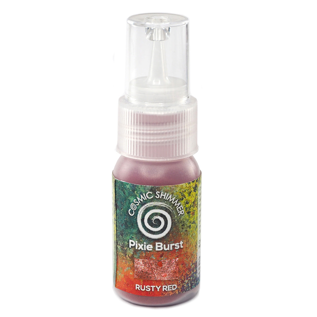 Cosmic Shimmer Pixie Burst Rusty Red 25ml | Katy Sue Designs