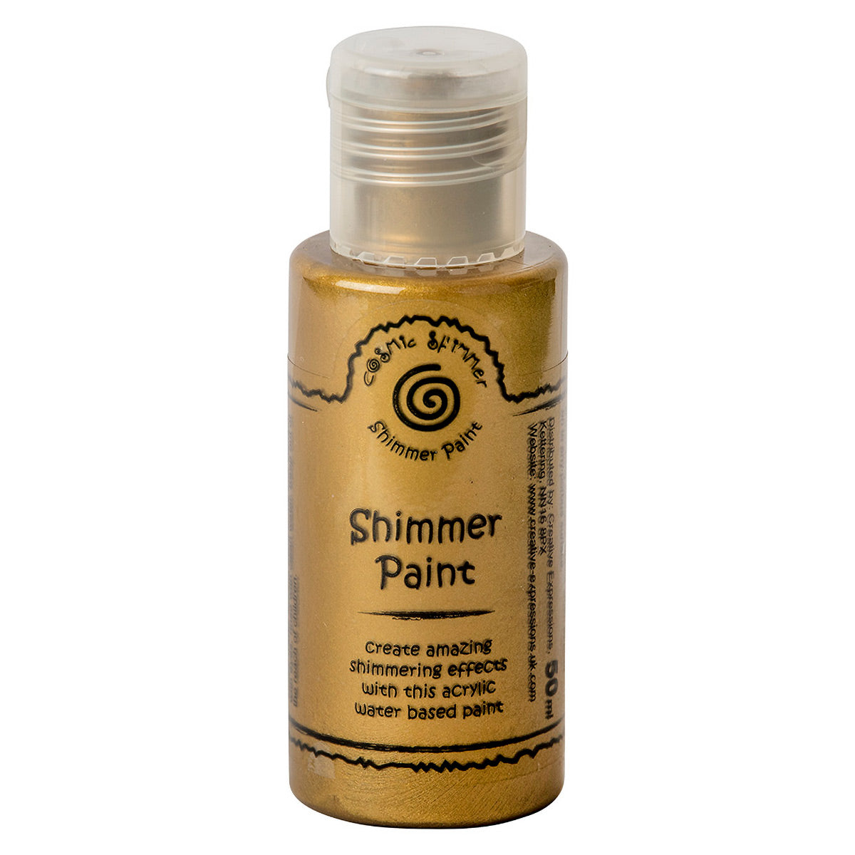 Cosmic Shimmer Shimmer Paint Tarnished Gold 50ml | Katy Sue Designs