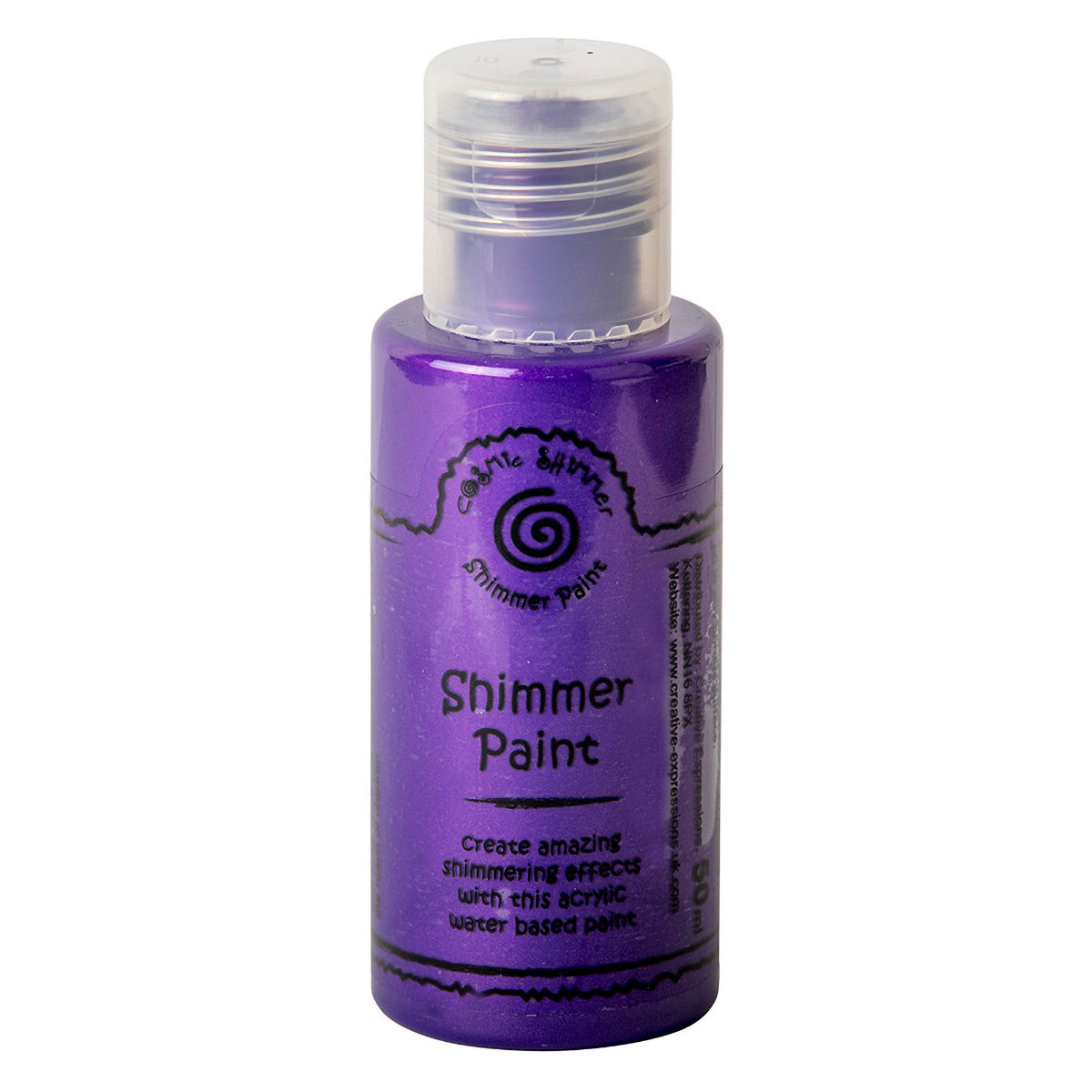 Cosmic Shimmer Shimmer Paint Violet 50ml | Katy Sue Designs