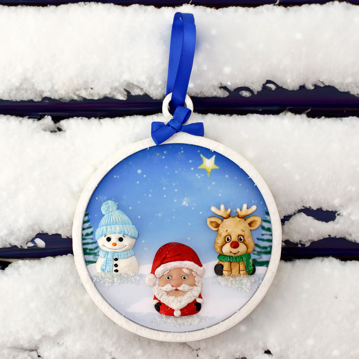 Cute Christmas Characters Silicone Mould — Katy Sue Designs