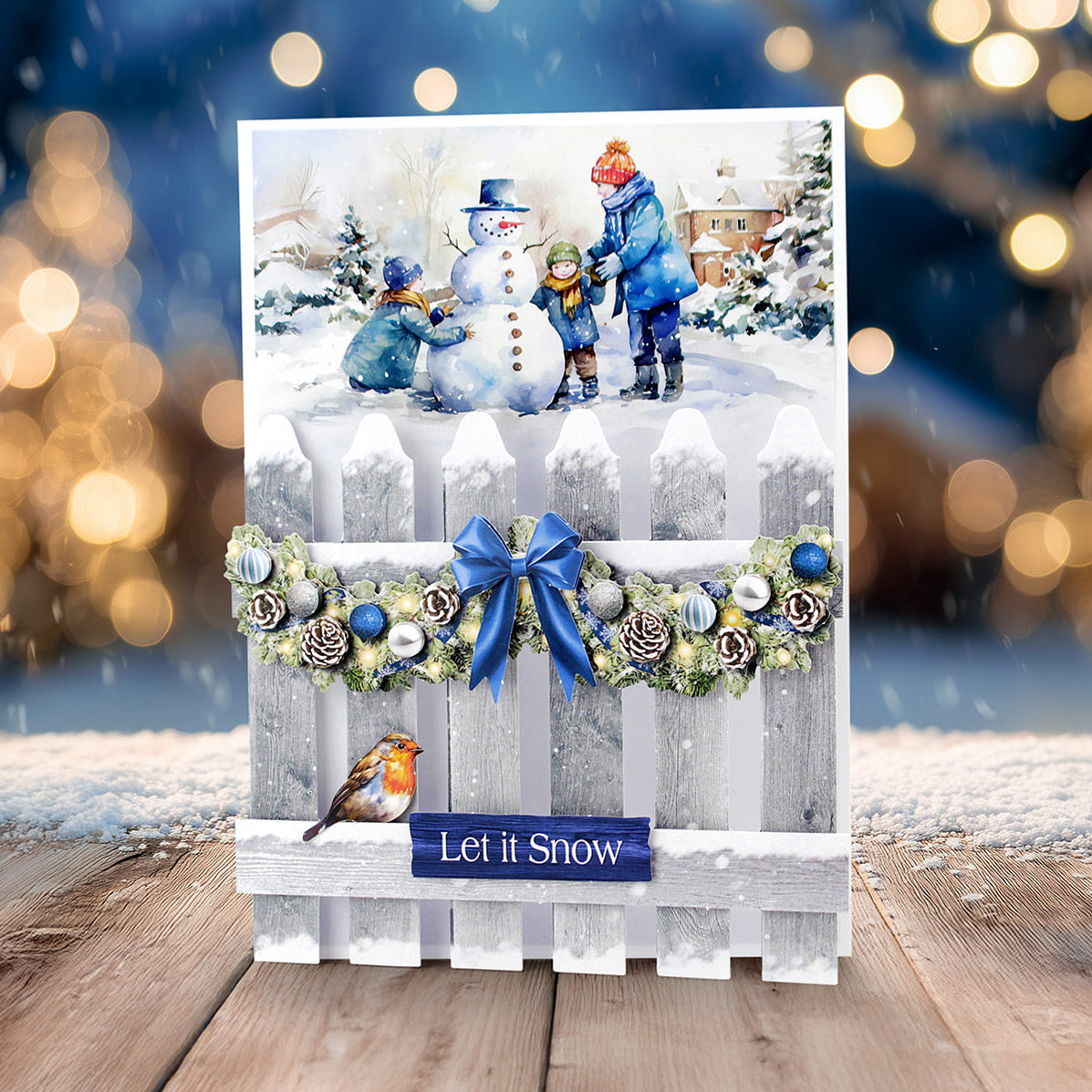 Christmas Garden Picket Fence Card Making Kit | Katy Sue Designs