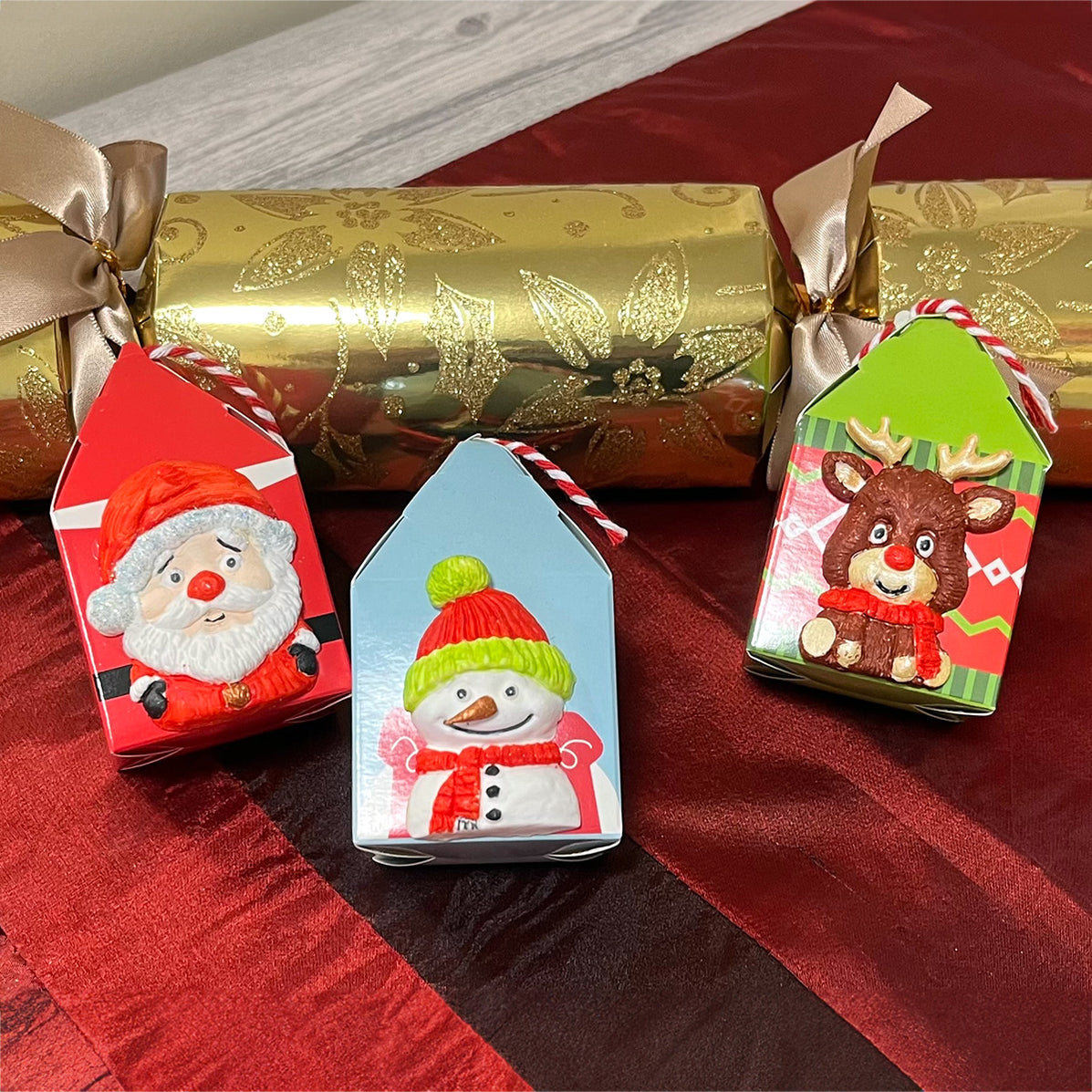 Cute Christmas Characters Silicone Mould — Katy Sue Designs