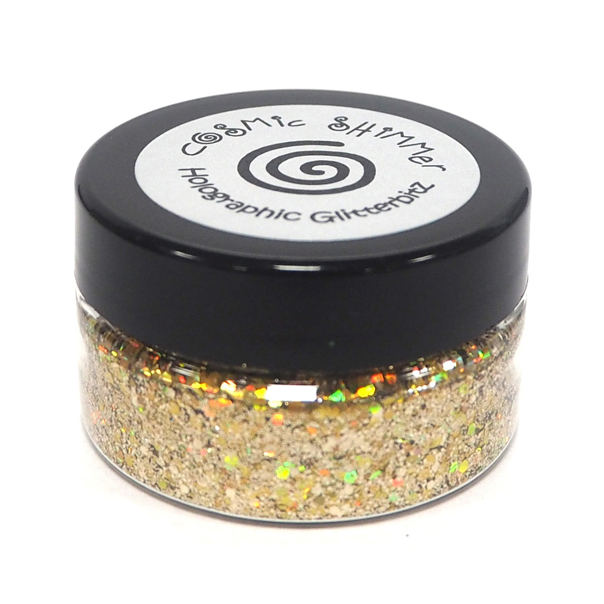 Cosmic Shimmer Holographic Glitterbitz Golden Haze 25ml | Katy Sue Designs