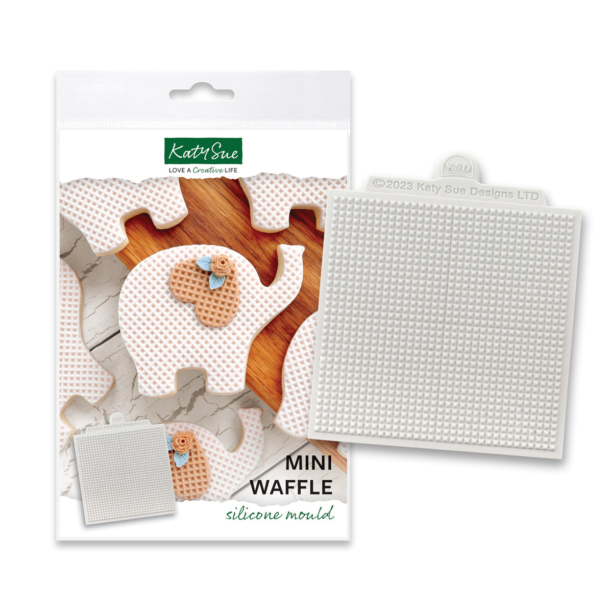 Mini Waffle Silicone Mould | Katy Sue Designs
