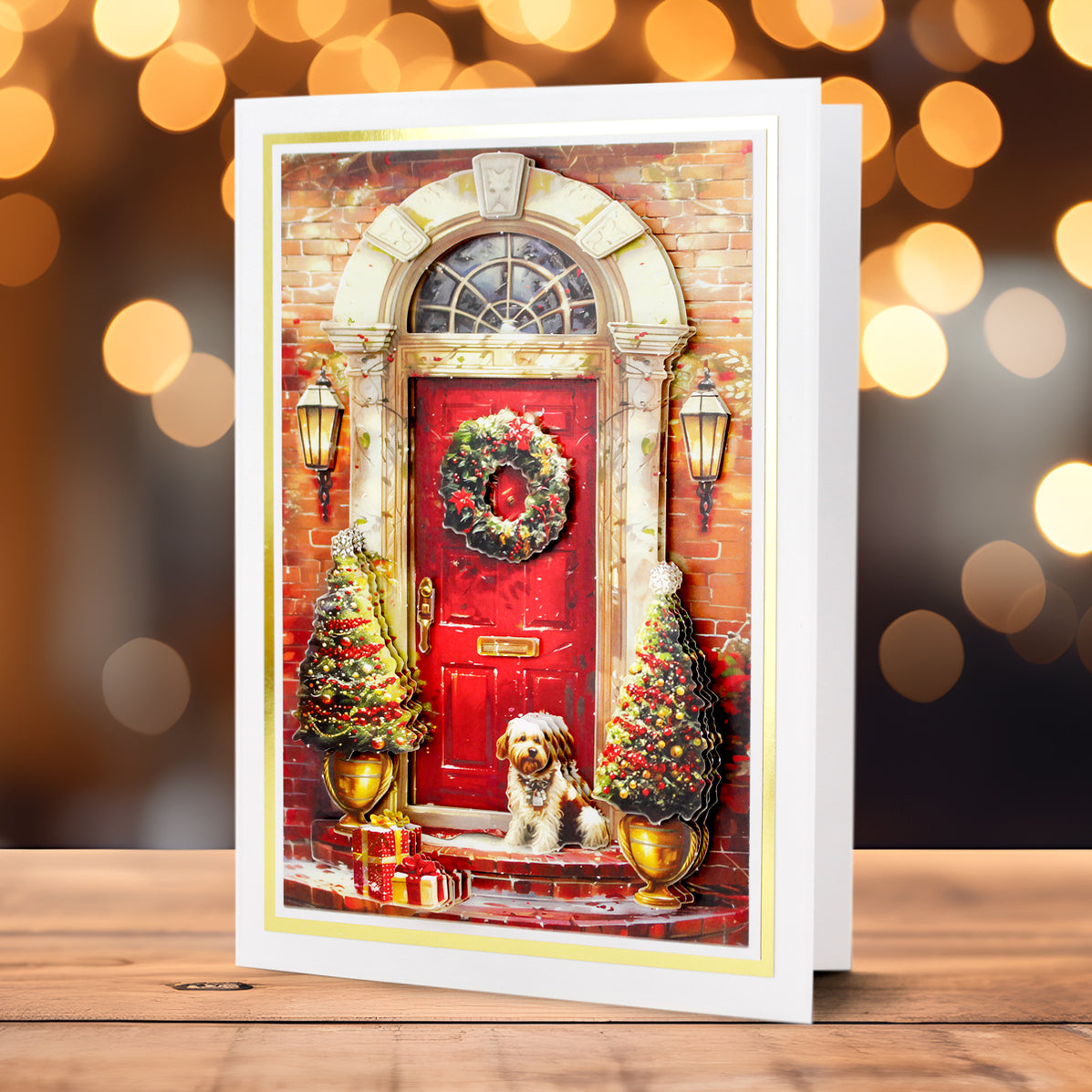 Die Cut Decoupage – Christmas Morning Door Scene (pack of 3) — Katy Sue ...