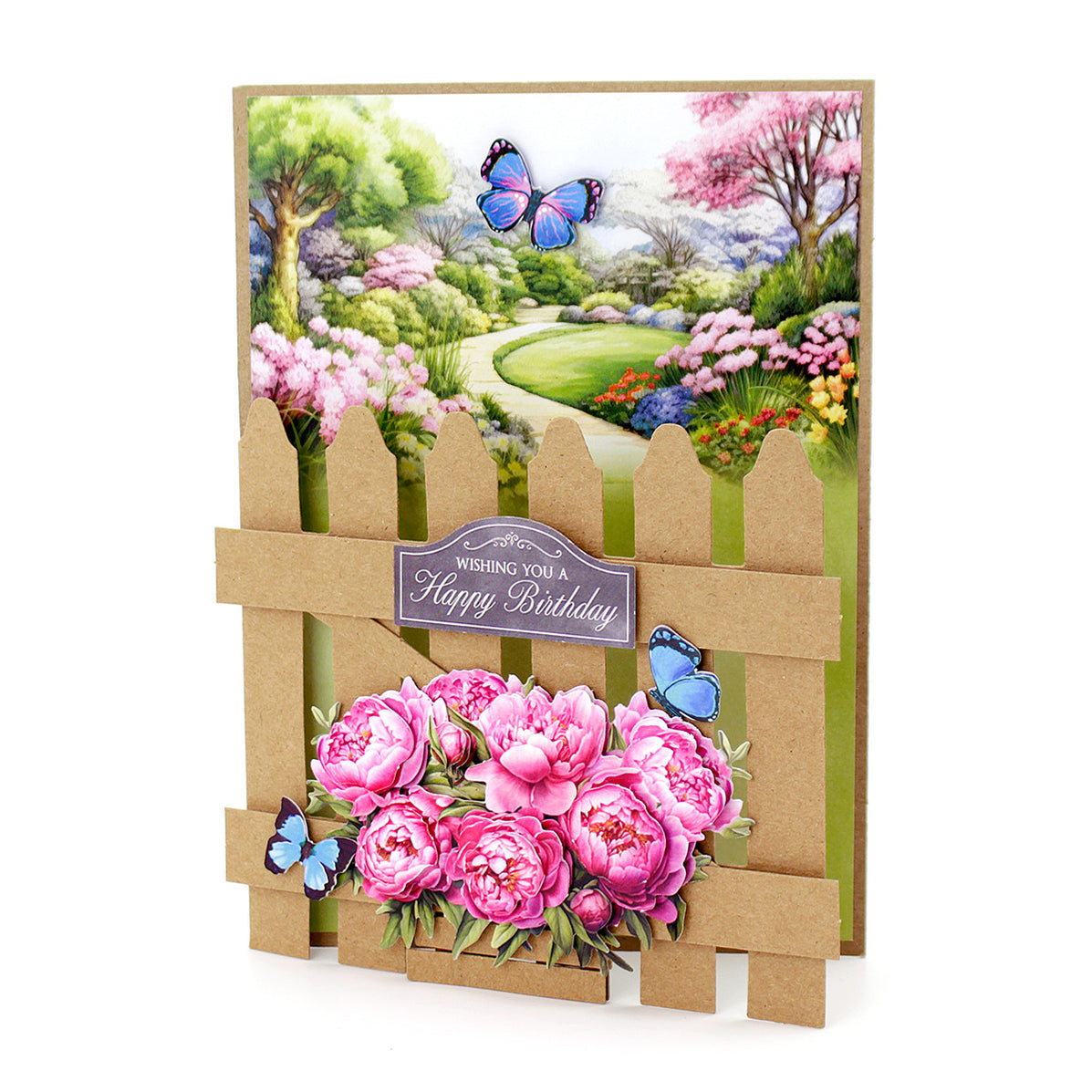 Kraft 5x7 Picket Fence Cards & Envelopes, pack of 12 — Katy Sue Designs