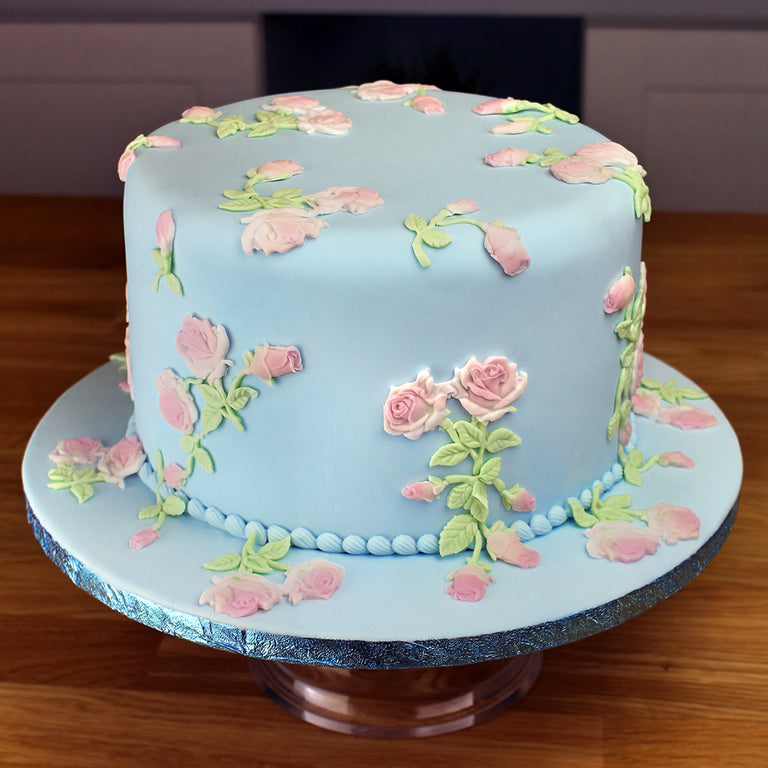 How to Decorate a Beautiful Vintage Rose Cake — Katy Sue Designs