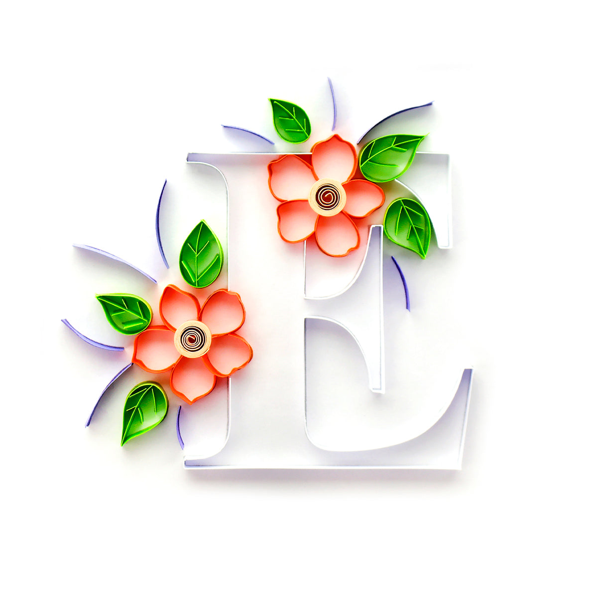 Floral Alphabet Collection Paper Quilling Template Pad | Katy Sue Designs