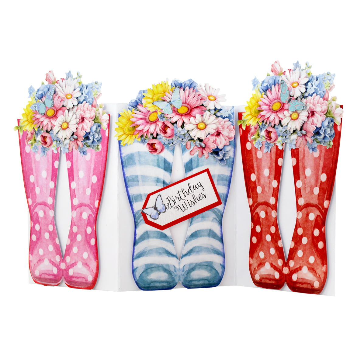 Wonderful Wellington Boots Card Making Kit | Katy Sue Designs