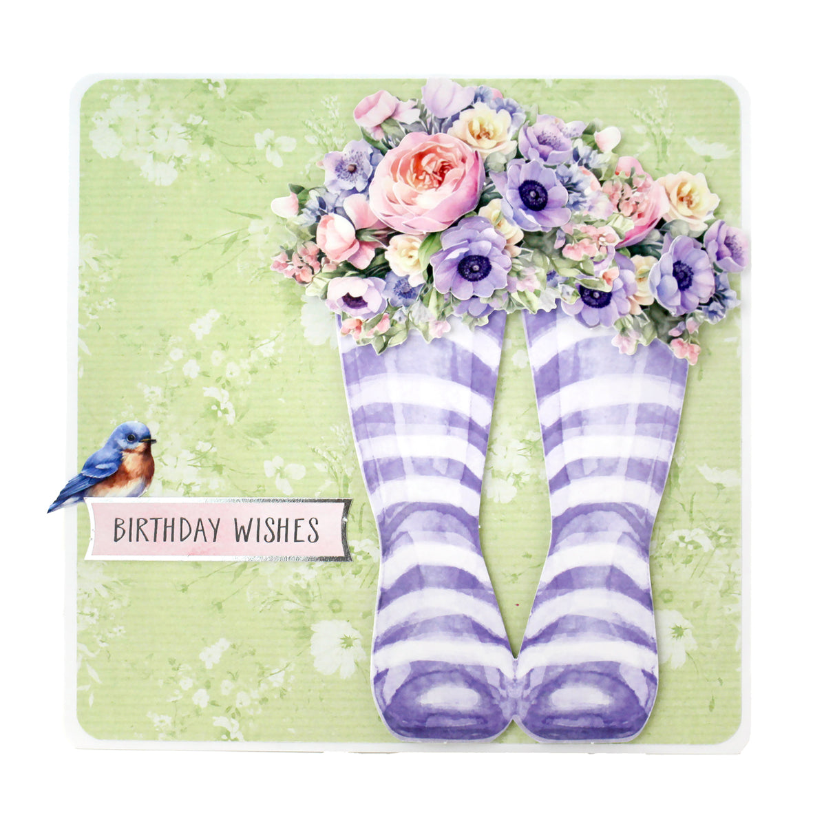 Wonderful Wellington Boots Card Making Kit | Katy Sue Designs