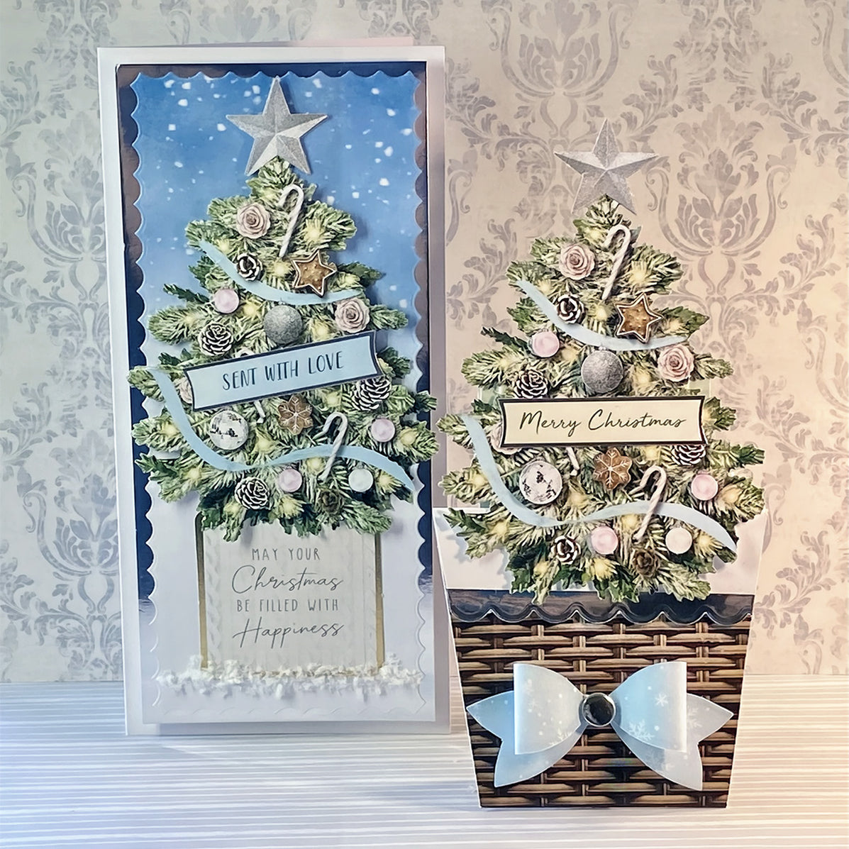 Christmas Flower Pots Card Making Kit | Katy Sue Designs