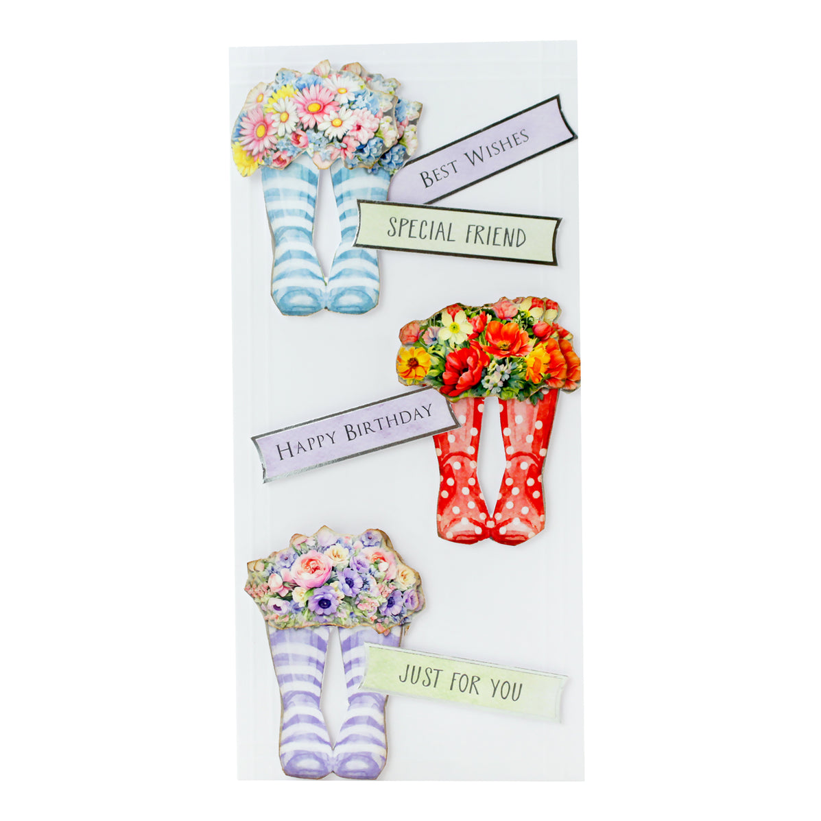 Wonderful Wellington Boots Card Making Kit | Katy Sue Designs