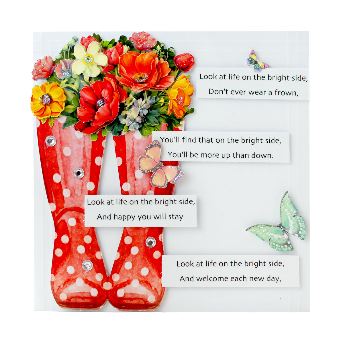 Wonderful Wellington Boots Card Making Kit | Katy Sue Designs