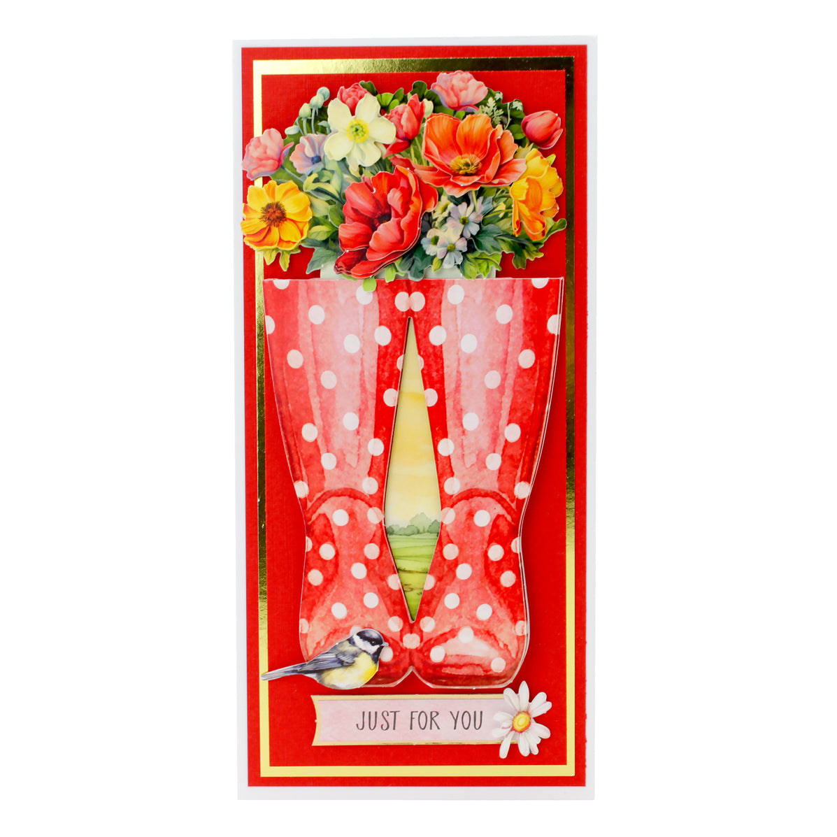 Wonderful Wellington Boots Card Making Kit | Katy Sue Designs