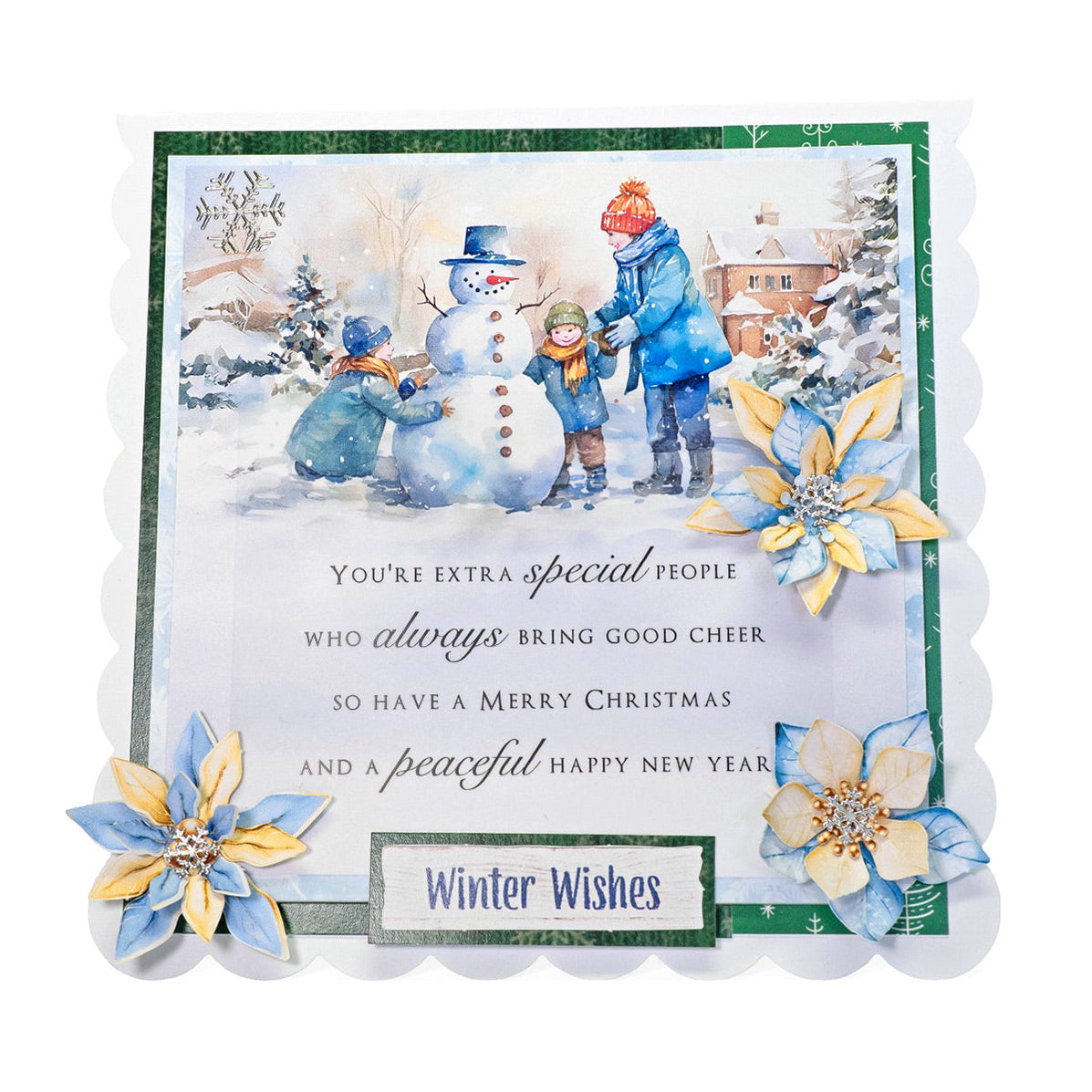 Picket Fence Christmas Scene Stash, 24 sheets — Katy Sue Designs