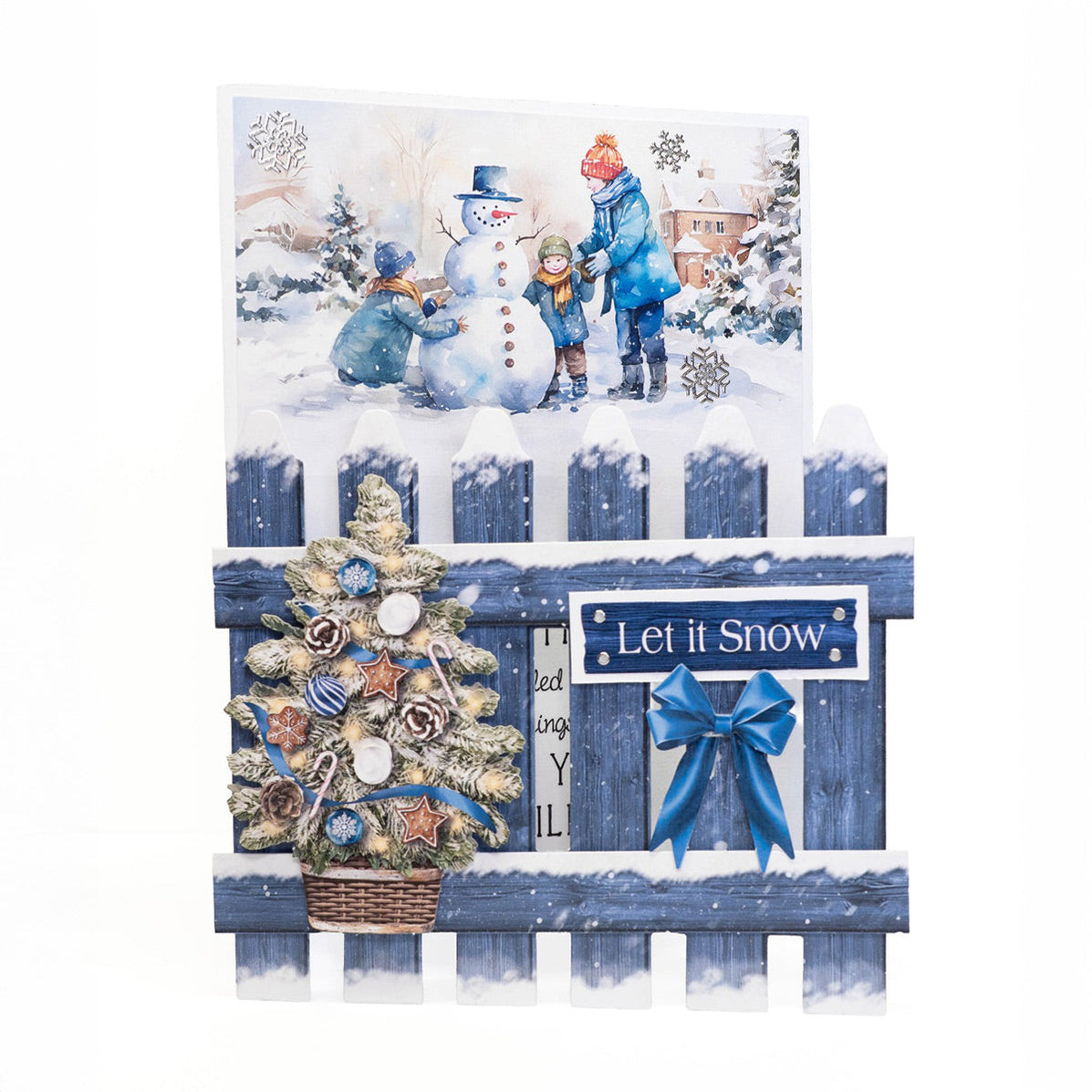 Christmas Garden Picket Fence Card Making Kit | Katy Sue Designs